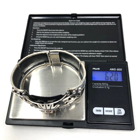 Taxco | Jewelry | Taxco Aztec Sterling Silver Cuff Bracelet 62g | Poshmark